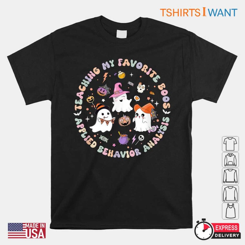 ABA Halloween Costume: Behavior Analyst Ghost Tee