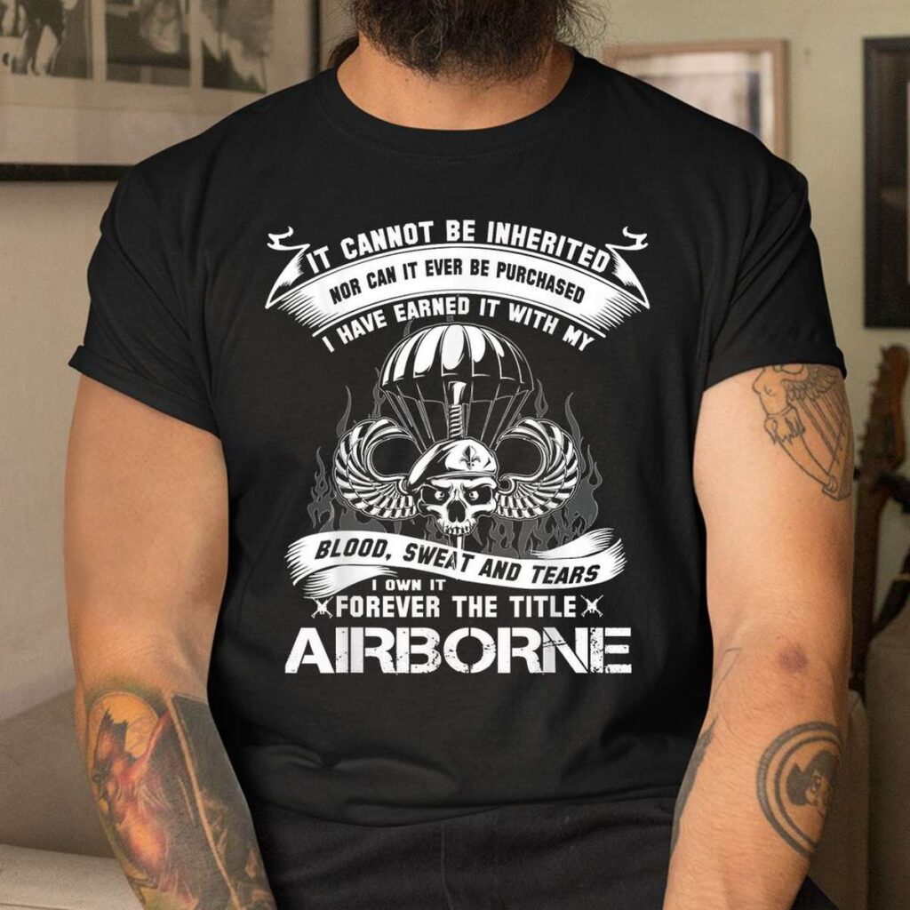 Airborne Army Ranger Veteran T-Shirt - Tshirts I Want Store