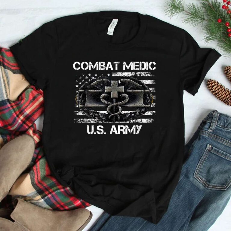 Army Combat Medic Veteran Military T-Shirt - Tshirts I Want Store