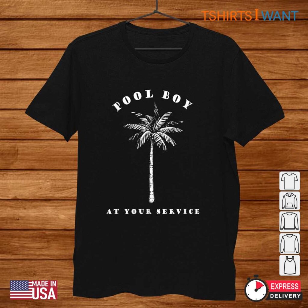 Boy Halloween Shirt: Pool Boy Service Costume