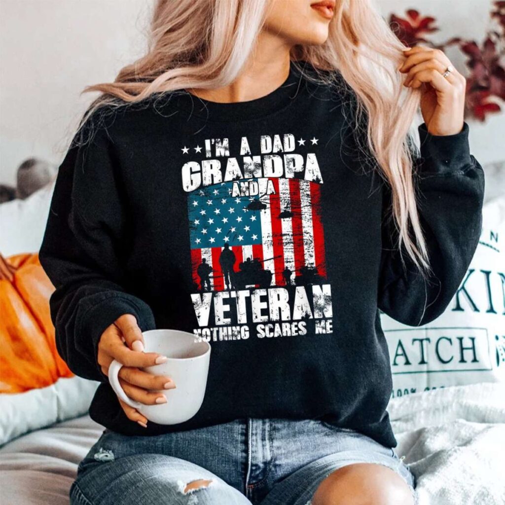 Happy Veterans Day Dad And Grandpa Veteran Father's Day Shirt - Tshirts ...