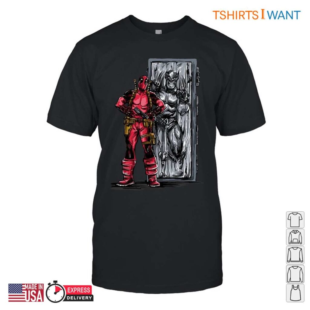 Deadpool And Wolverine Antman Hoodie- Funny Crossover Graphic Tee ...