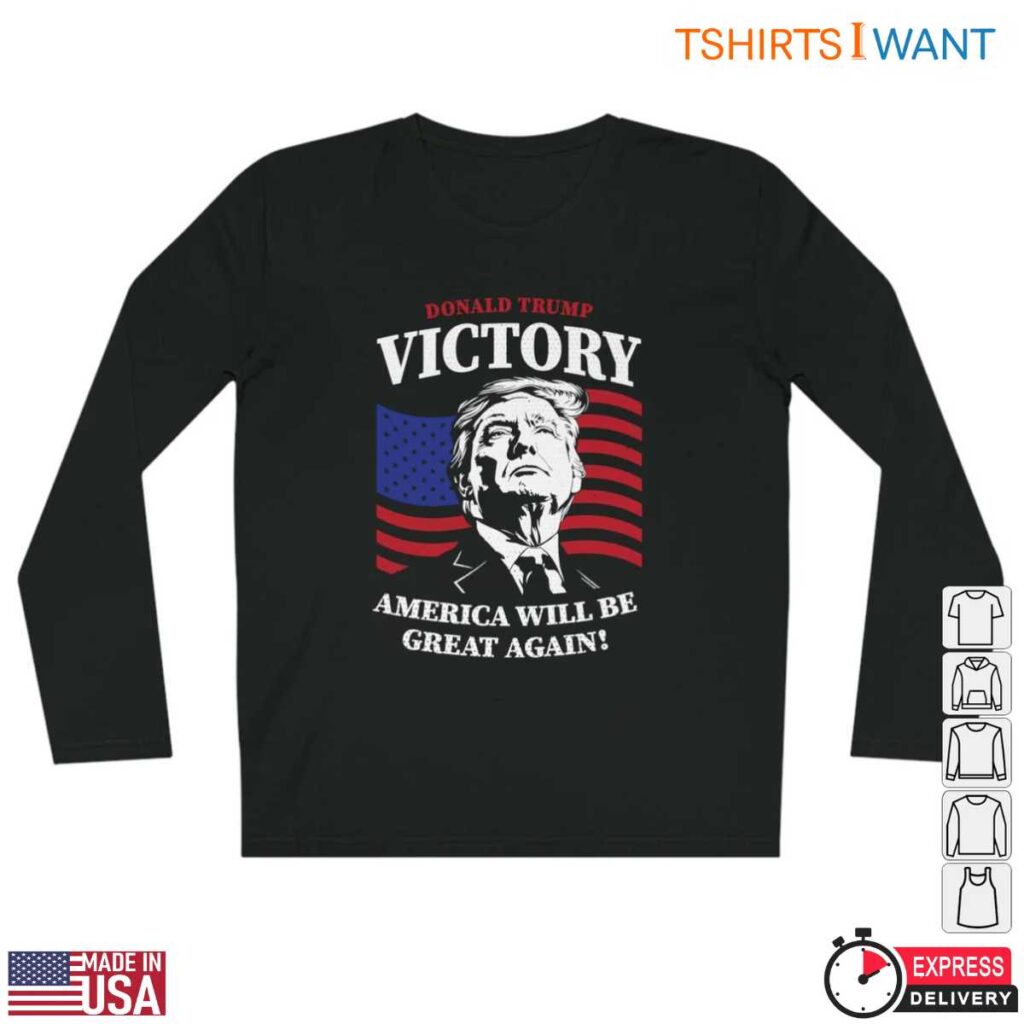 Donald Trump Victory T-Shirt - Patriotic Victory Graphic