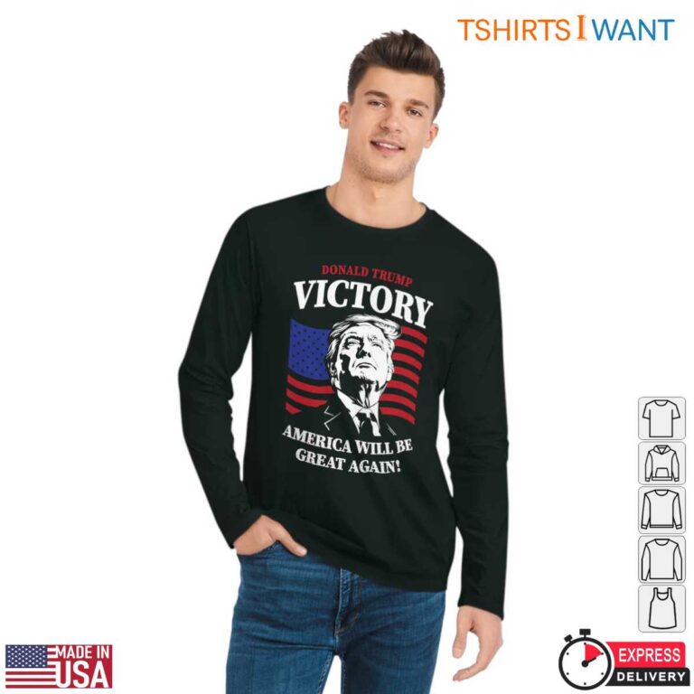 Donald Trump Victory T-Shirt - Patriotic Victory Graphic