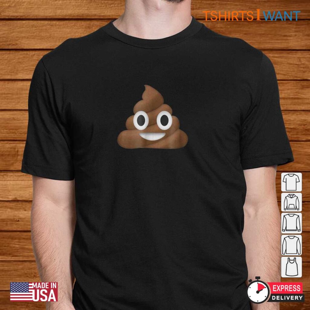 Emoji Halloween Shirts: Poop Emoji Costume Funny Halloween Tee ...