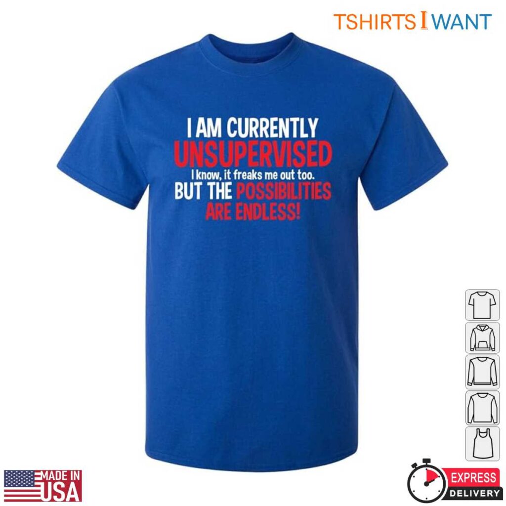 Funny Unsupervised Endless Possibilities Graphic T-Shirt
