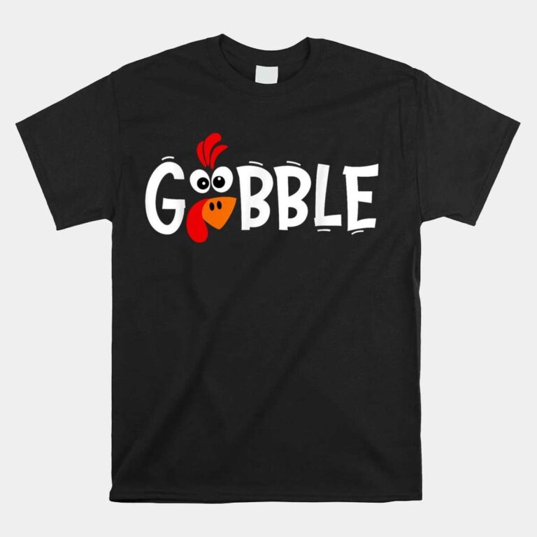 Giant Turkey Face Thanksgiving Holiday Shirt - Tshirts I Want Store