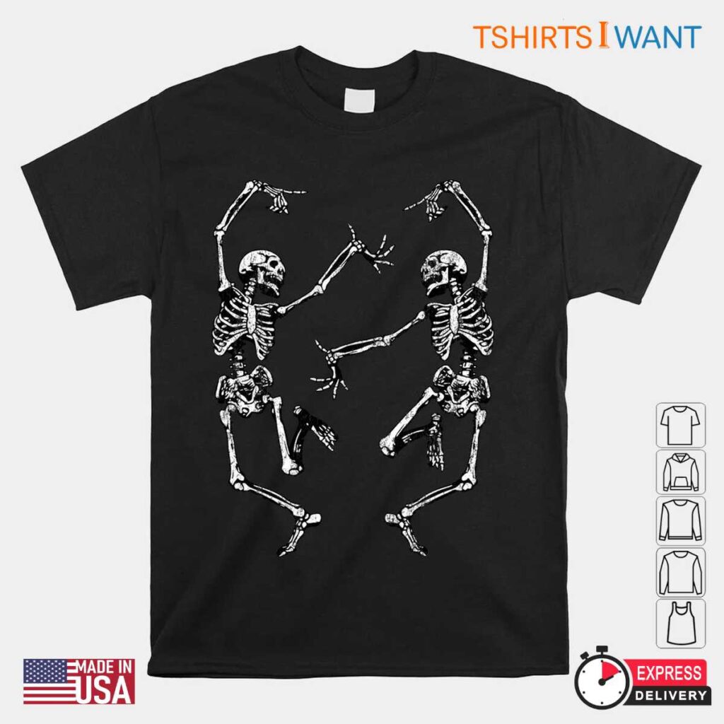 Halloween Dance Shirt: Macabre Skeleton Ball Tee