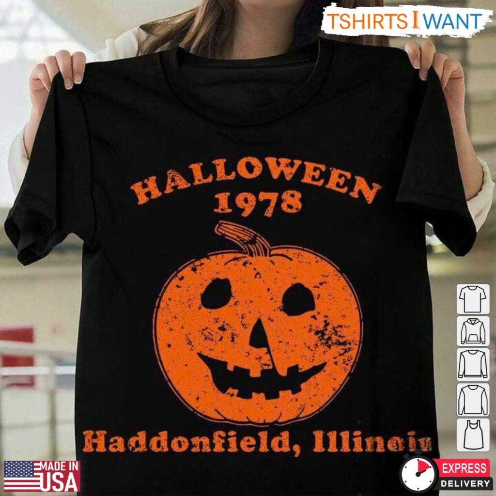 Halloween Pumpkin 1978 Haddonfield T-Shirt - Tshirts I Want Store