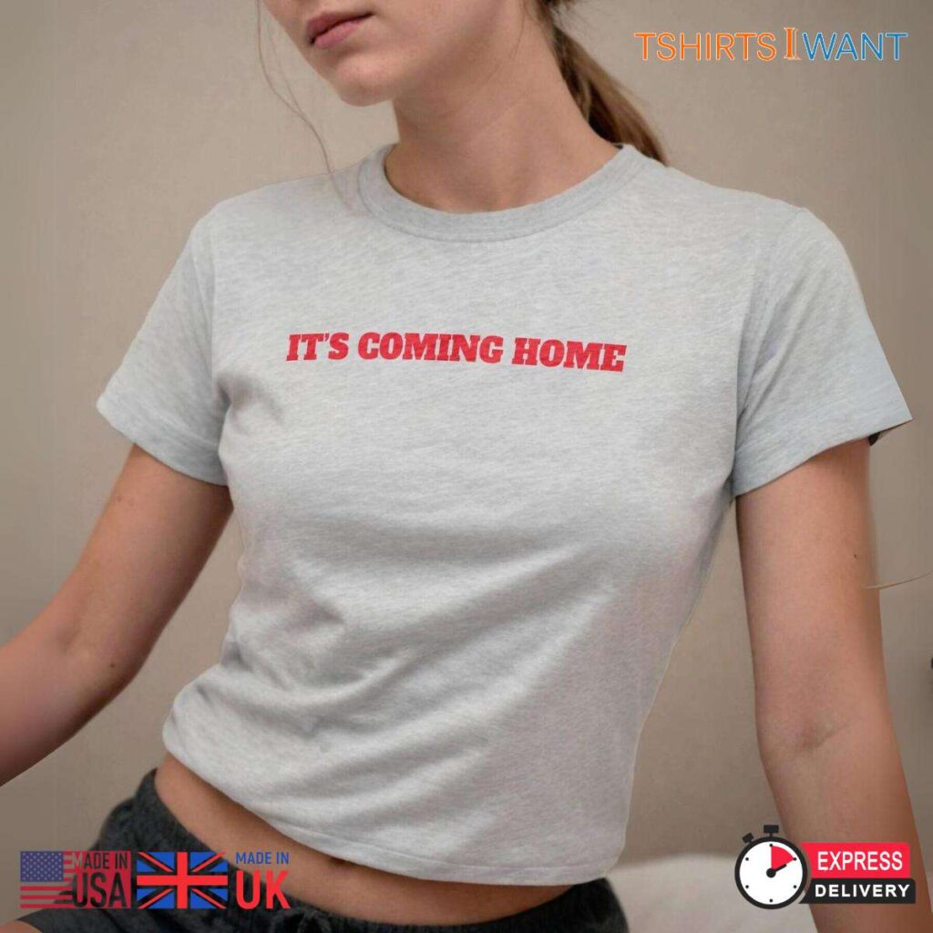 It's Coming Home Baby Tee Euros 2024 Football Shirt - England Football ...