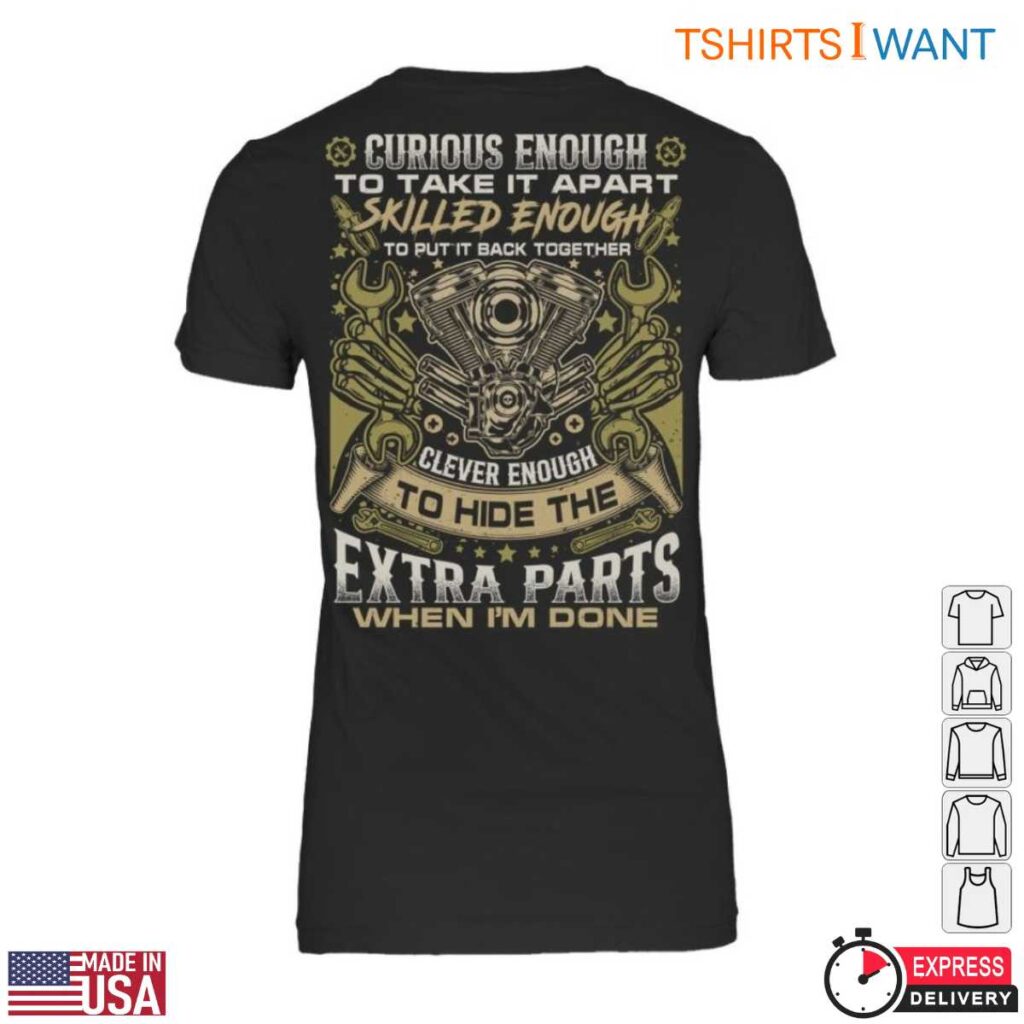 Mechanic Tools T-Shirt - Hidden Parts Humor