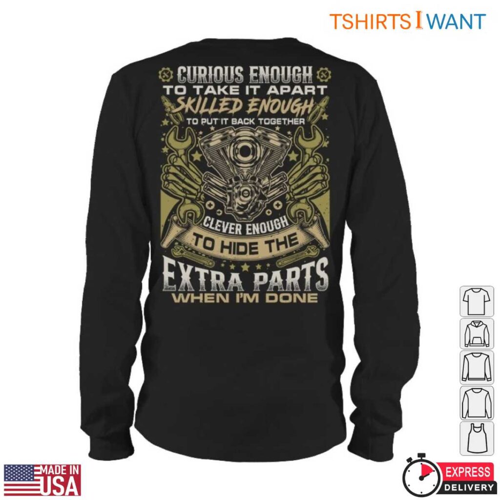 Mechanic Tools T-Shirt - Hidden Parts Humor