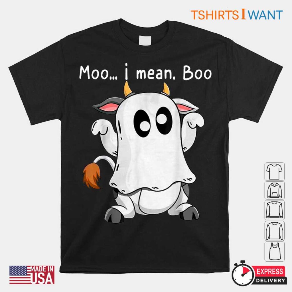 Moo I Mean Boo: Cow Ghost Costume