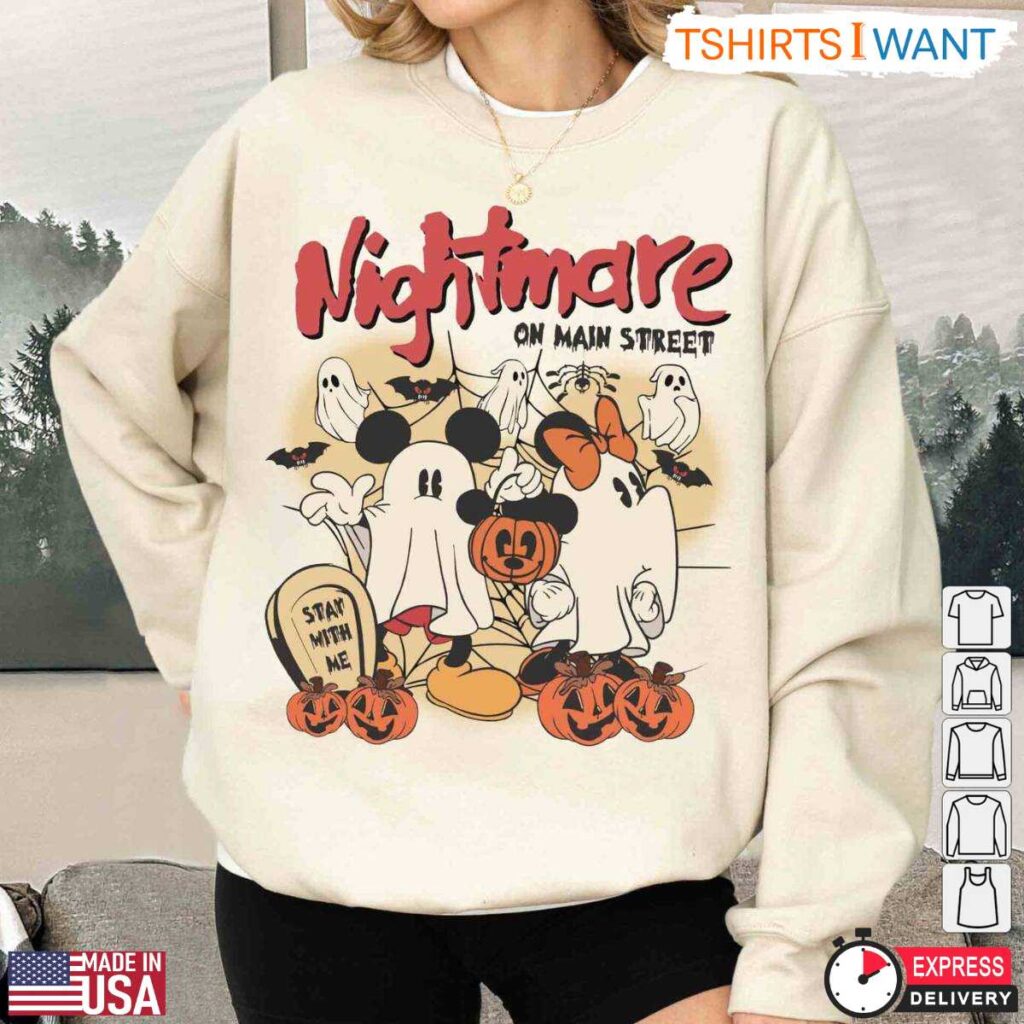 Peanuts Snoopy Halloween T-Shirt – Frightened Charlie Brown, Snoopy ...
