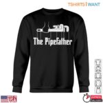 Pipefitter T-Shirt - The Pipefather With Wrench Graphic Tee
