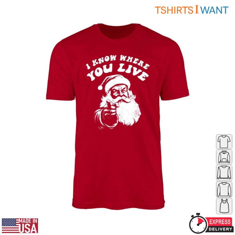 Santa Humor T-Shirt – I Do It For The Ho's Christmas Tee