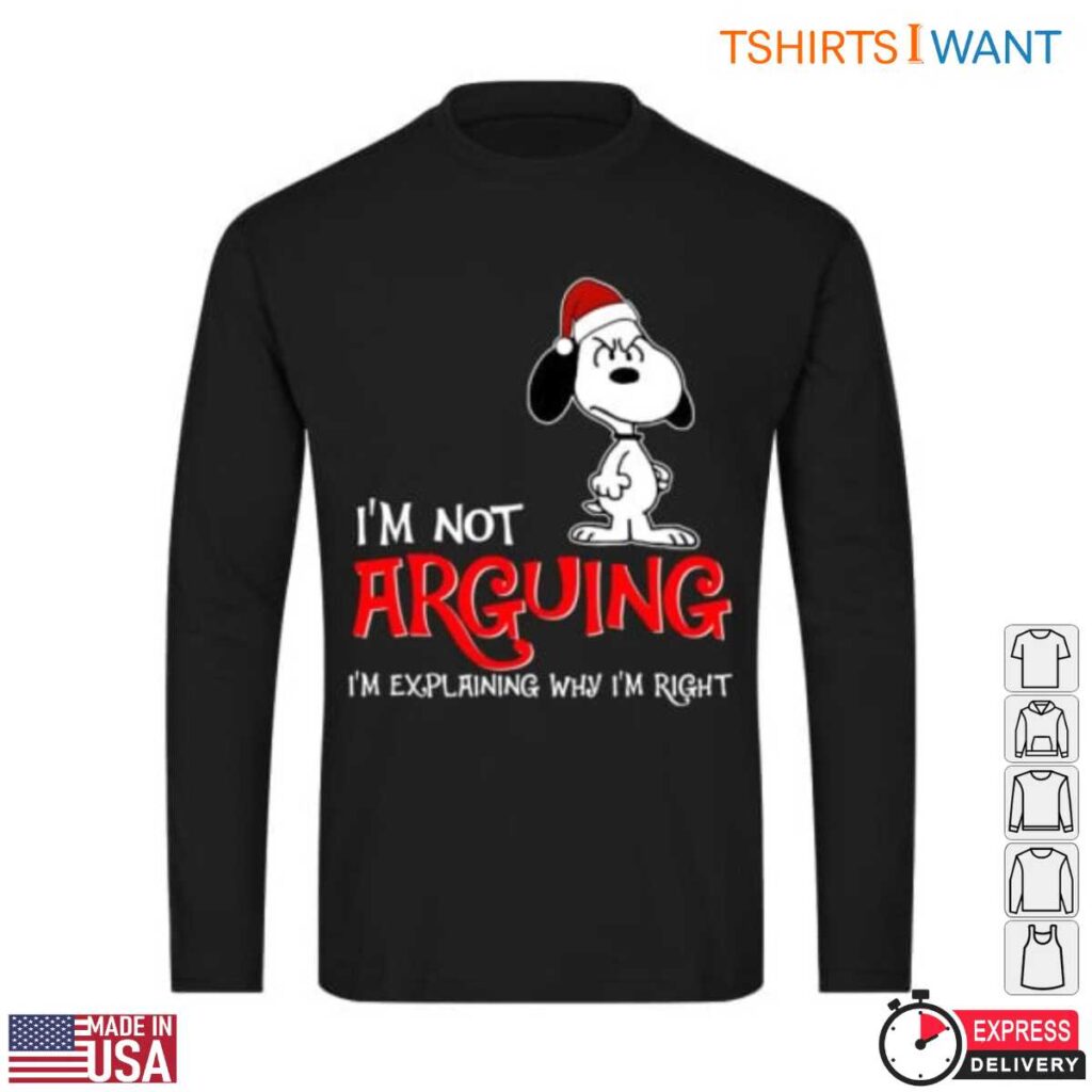 Snoopy Christmas Images: Not Arguing Holiday Fun