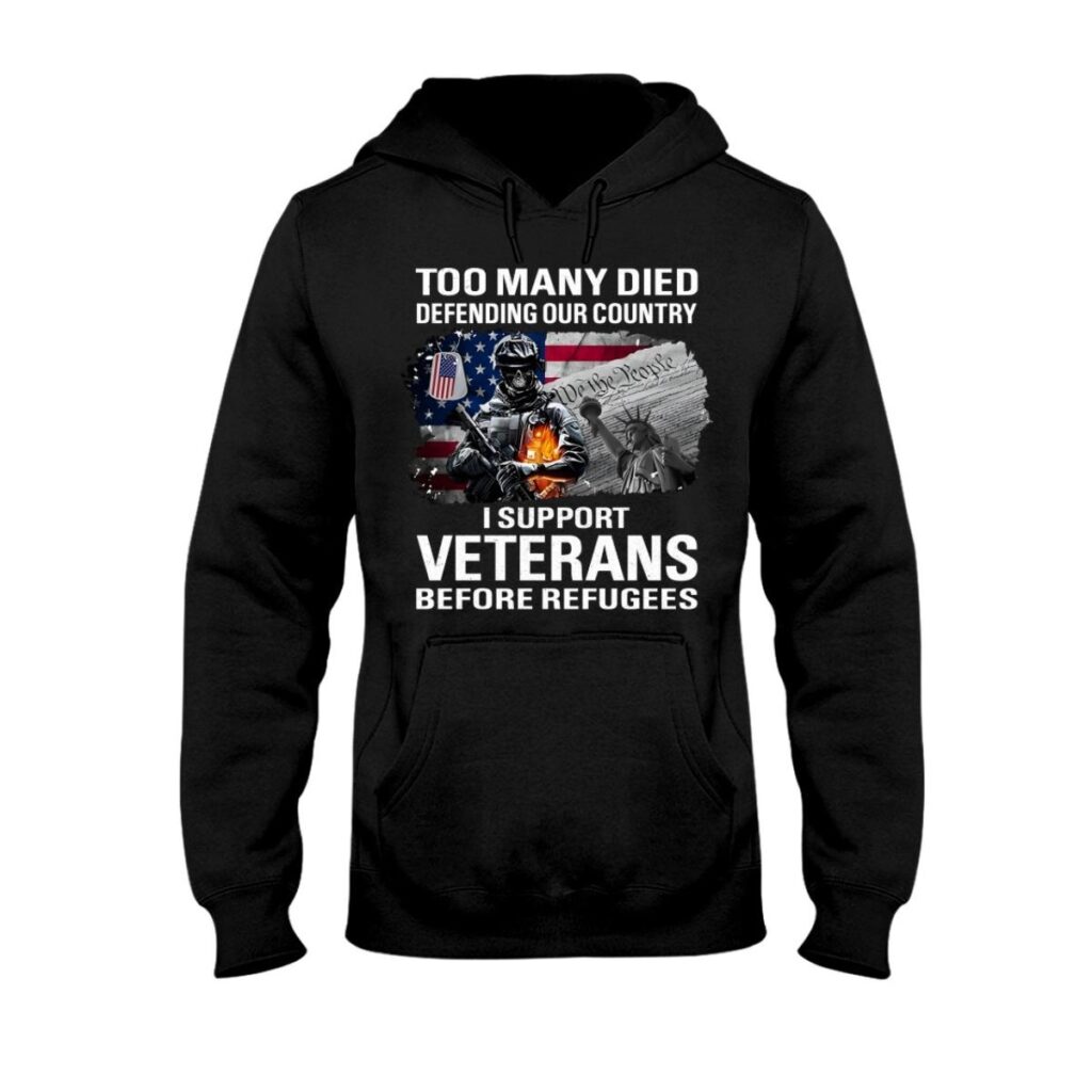 Support Veterans Shirts - Honor Heroes Who Defended America Tee ...