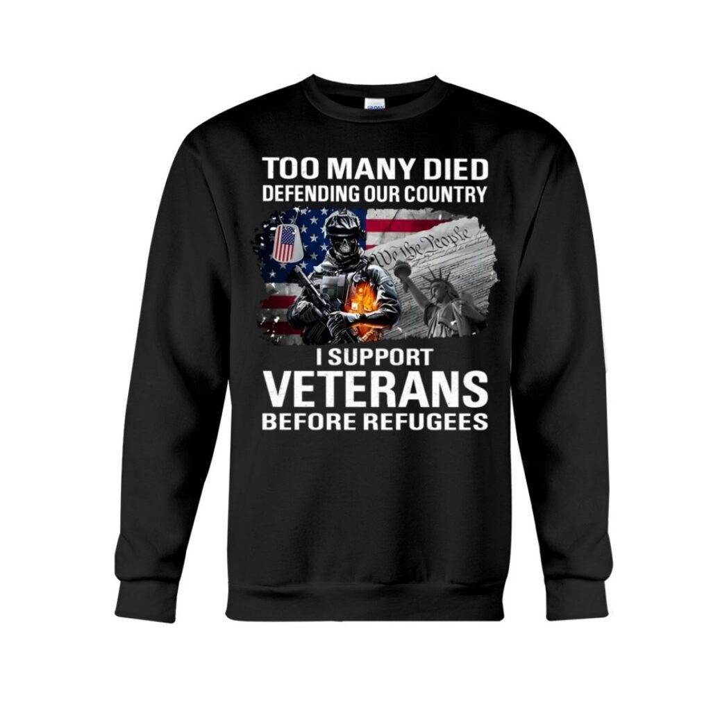 Support Veterans Shirts - Honor Heroes Who Defended America Tee ...