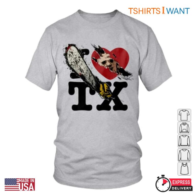 Texas Chainsaw Massacre T-Shirt Leatherface Horror Movie Merchandise ...