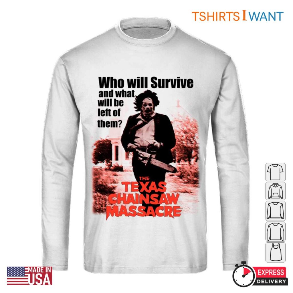 The Texas Chainsaw Massacre Classic Movie Poster T-Shirt - Leatherface ...