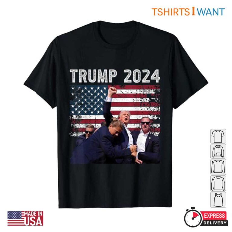 Trump Shooting T-Shirt - Nothing Can Stop American Great Again Tee ...