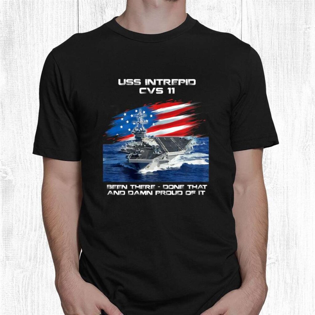 USS Intrepid Aircraft Carrier Veteran Shirt - Tshirts I Want Store