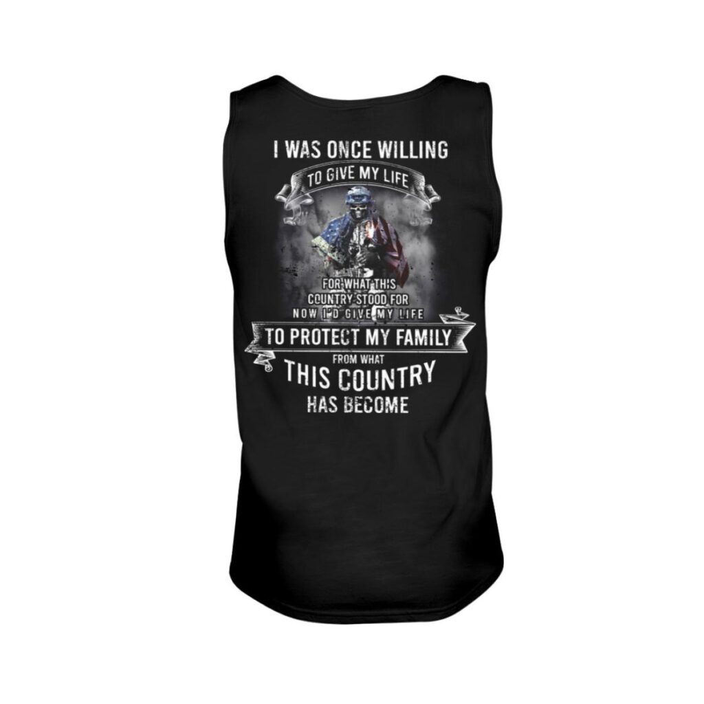 Veteran Patriot T-Shirt With American Flag Warrior Design - Protect ...