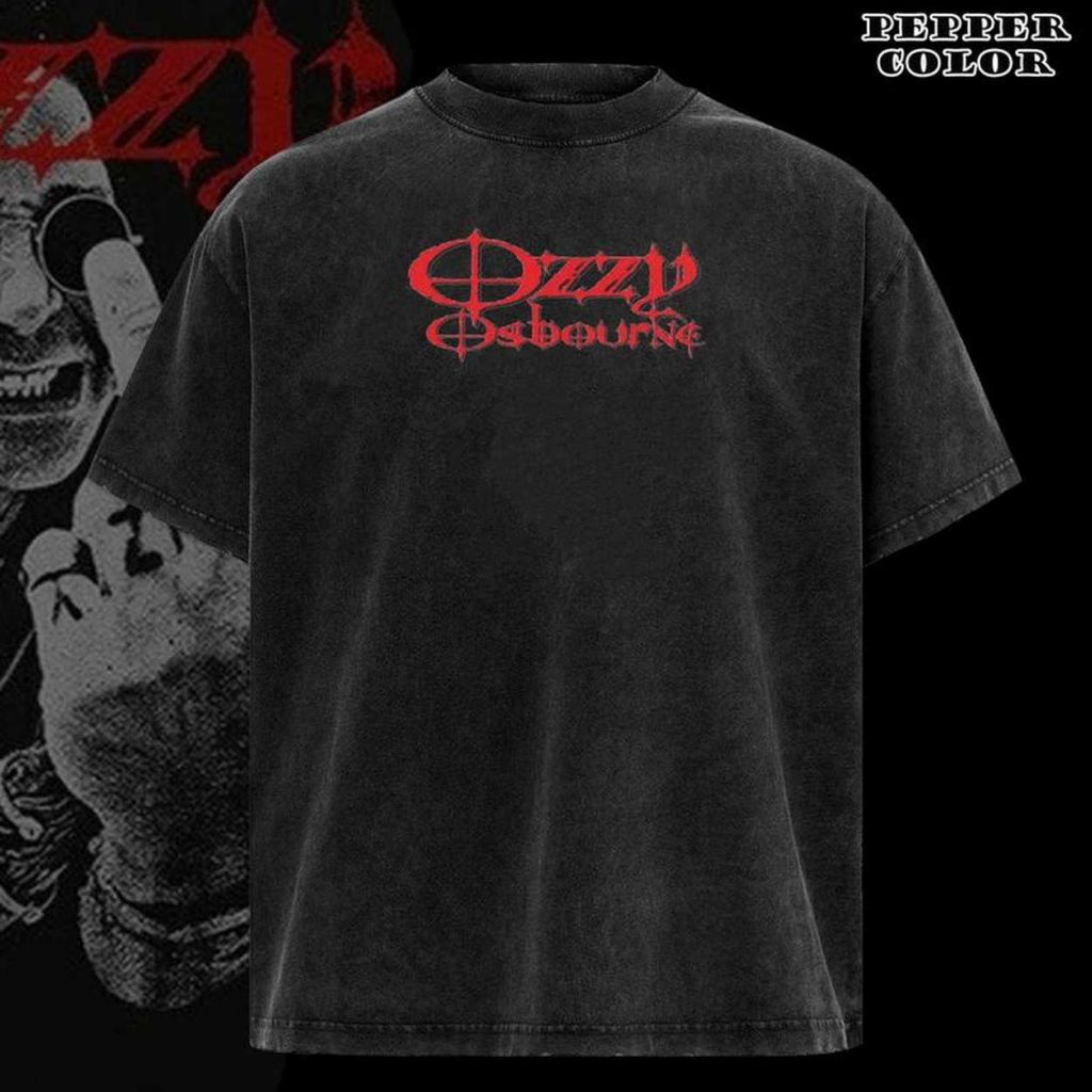 Vintage Ozzy Osbourne Middle Finger Graphic Rock T-Shirt - Tshirts I ...